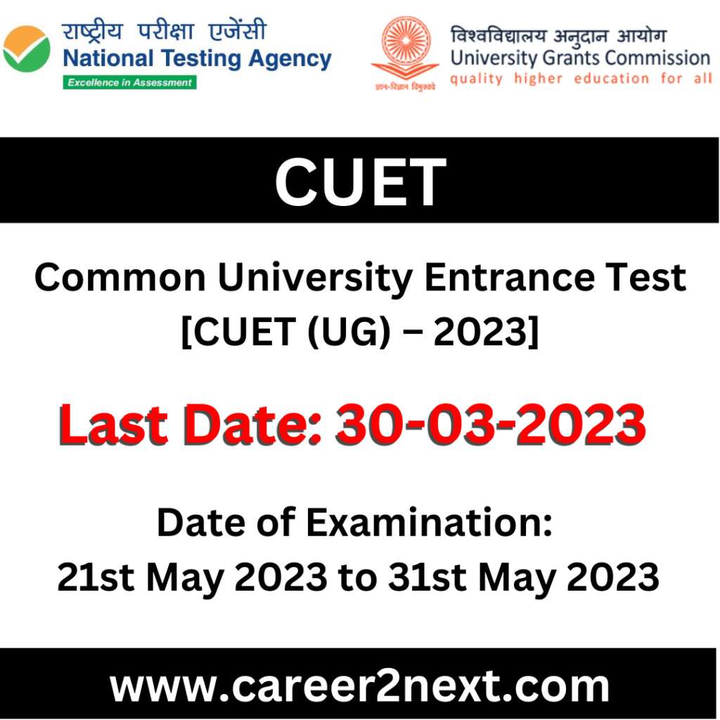 CUET Registration 2023