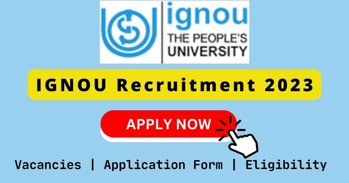 IGNOU Recruitment 2023 Notification | 102 post