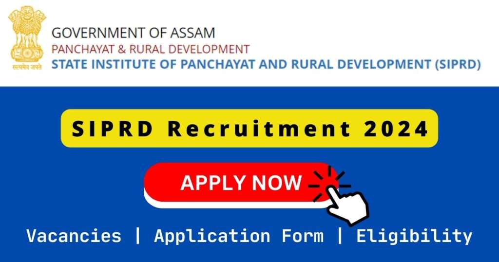 SIPRD Recruitment 2024