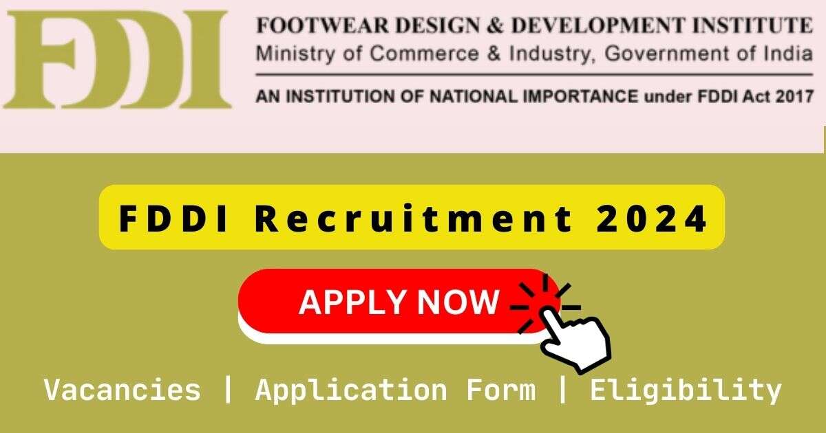 FDDI Recruitment 2024