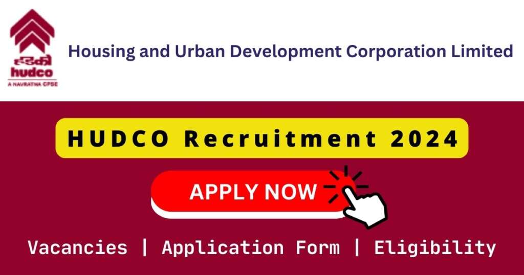 HUDCO Recruitment 2024